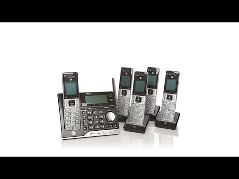 AT T 5Handset Cordless Phone System w/ConnectToCell