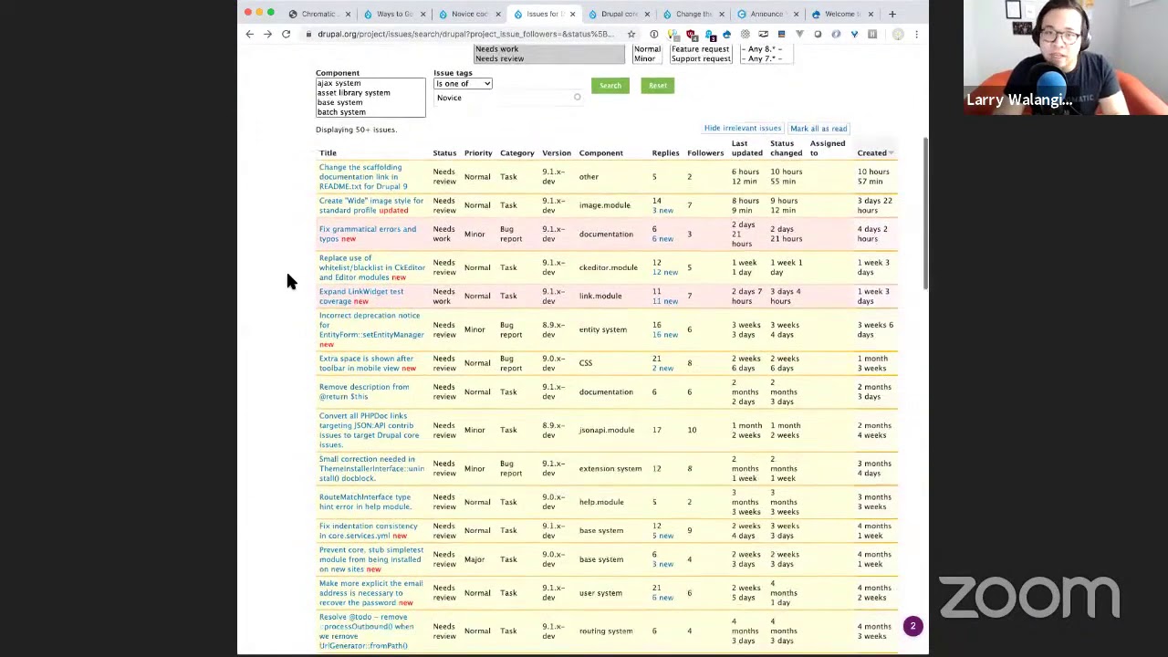 Getting Started with Open Source on Drupal.org / DrupalCon Global 2020