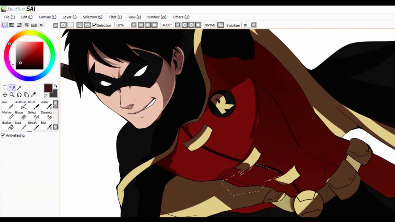 Robin -Dick Grayson -SPEEDPAINT