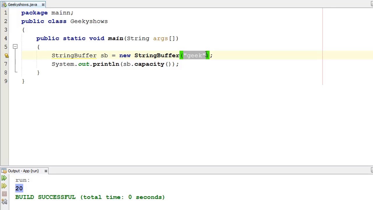 276. String Buffer Constructor CharSequence in Java Programming (Hindi)