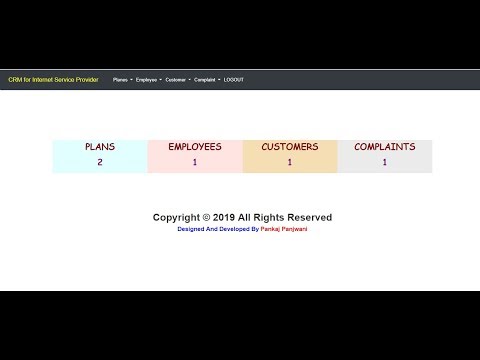 Learn CRM For Internet Service Provider | PHP MYSQL | By Pankaj ...