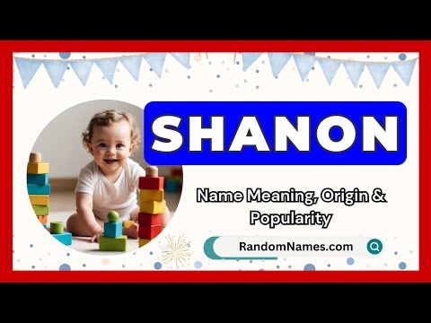 Shanon - Baby Boy Name Meaning, Origin & Popularity - RandomNames.com