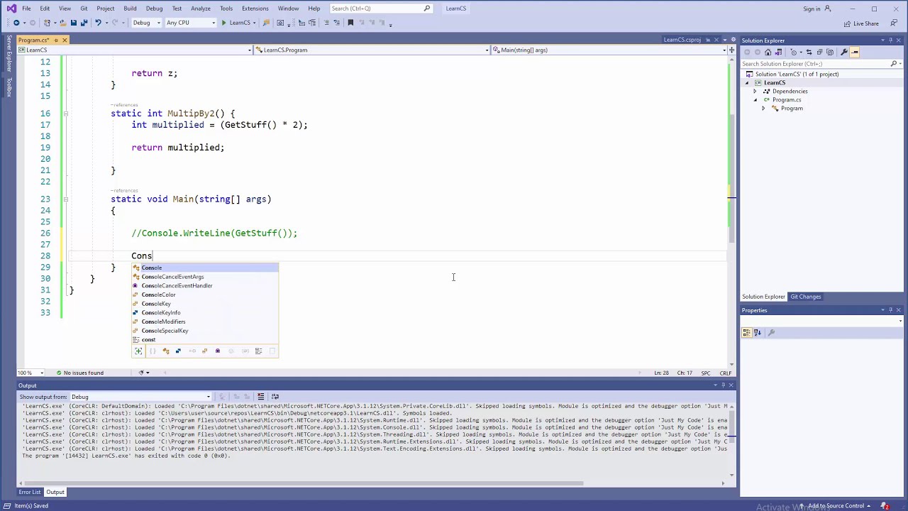 C# Tutorial - 17 - Return Value from Method