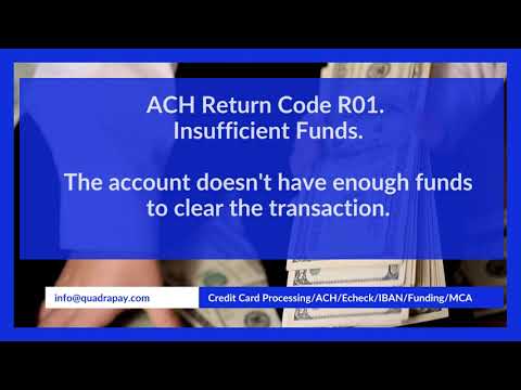 ACH Return Code R01