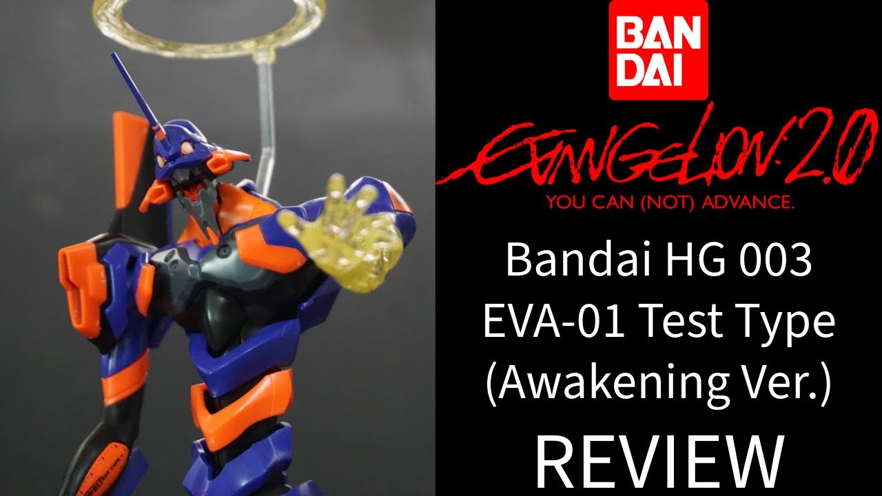 Bandai HG 003 EVA-01 Test Type (Awakening Ver.) Review