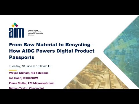 From Raw Material to Recycling – How AIDC Powers Digital Product Passports