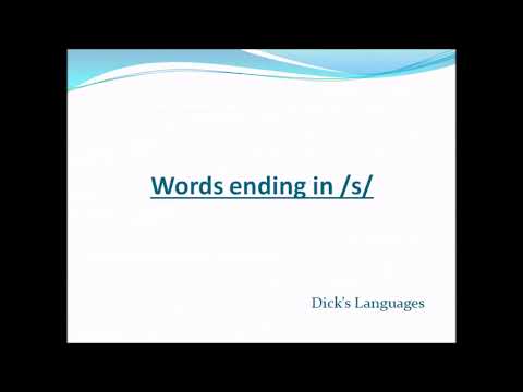 How to pronounce words ending in -ed.