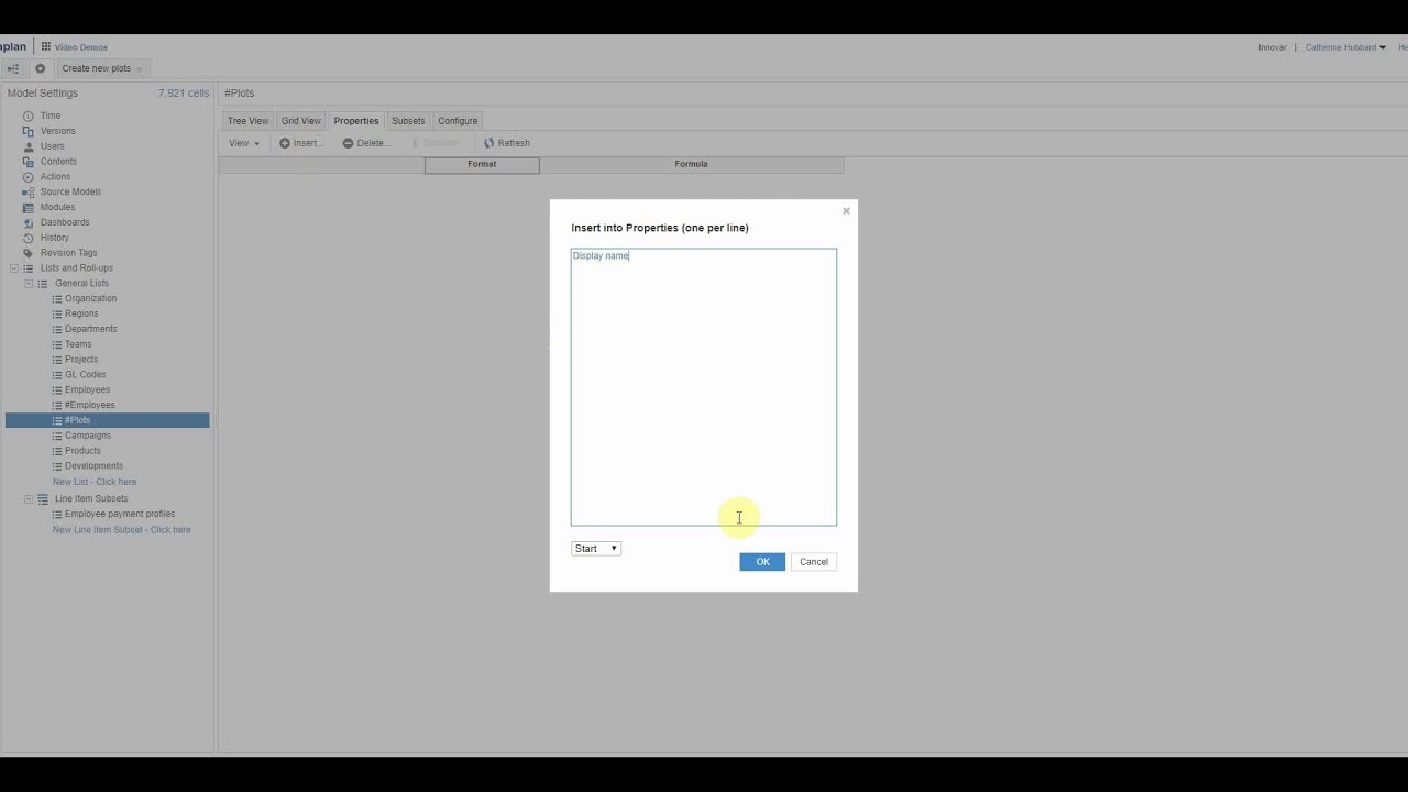 ANAPLAN - Numbered lists Create function