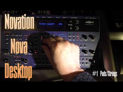 Novation Nova Desktop (Laptop) Still worth in 2020? #1 Pads/Strings Sound Demo