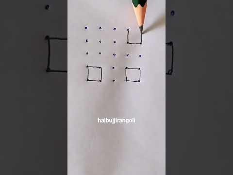 5 చుక్కల బుజ్జి ముగ్గులు 🤩👌-small muggulu-#simplerangoli-daily rangoli-#haibujjirangoli-#shorts