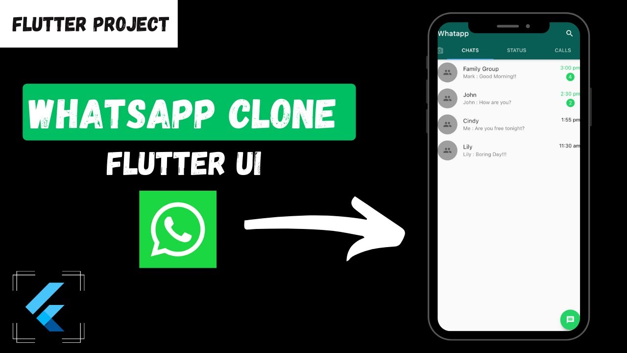 Flutter Chat App UI Design Tutorial: WhatsApp Clone