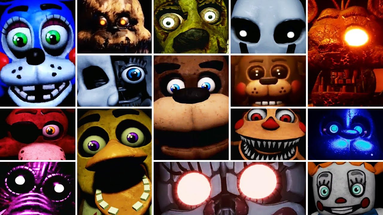 FNAF VR Help Wanted - All Jumpscares