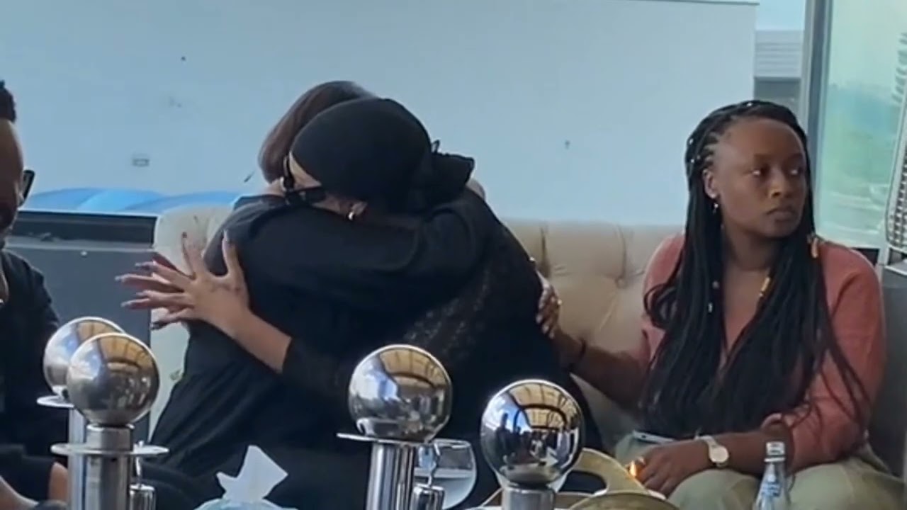 A.K.A's Mom And Nadia Nakai Comforting Each Other At AKA's Family Press Conference