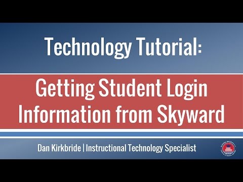 Getting Student Logon Info from Skyward