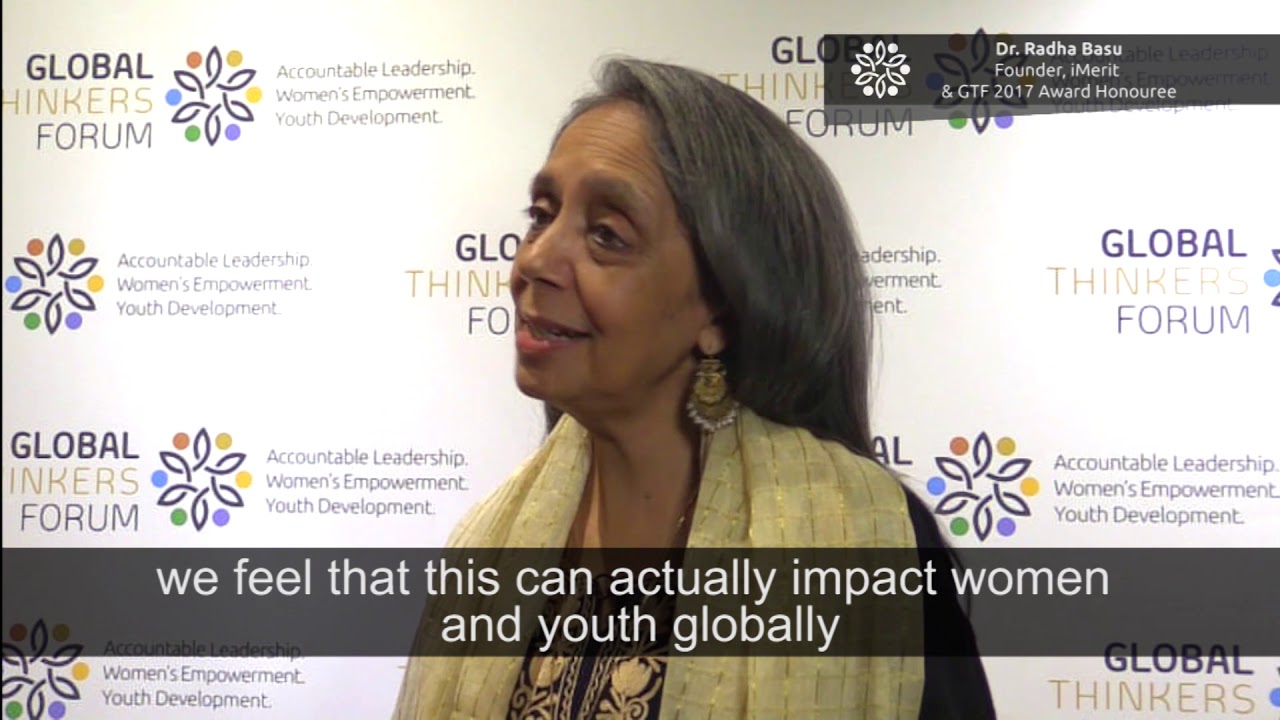 Global Thinkers Forum 2017: Dr Radha Basu