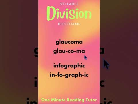 Syllable Division Bootcamp: Syllabication Rules and Examples 18 #phonics #syllabledivision