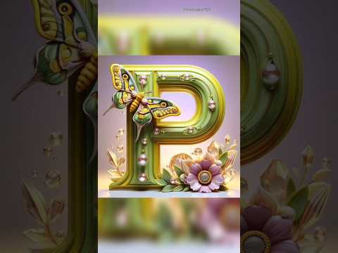 Cute alphabet letters โจ๏ธ Choose your name first letter ๐ค #ytshort #trendingshorts #viral
