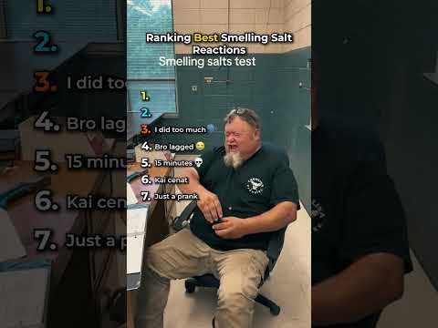 Ranking Best Smelling Salt Reactions ðŸ˜