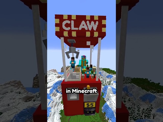 Working Claw Machine [1.21.5] Minecraft Map