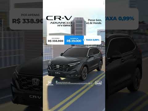 CR-V - Robusto, sofisticado e inteligente.