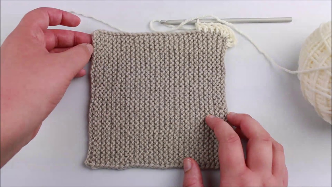 Adding a Crochet Border to Knitting