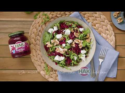 Maak in no-time een salade vol groente met de Rode Bieten van HAK