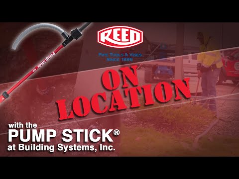 Pump Stick® on Location - Fence Construction - Reed Manufacturing
