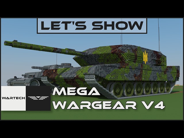 Redstone Tank/Panzer Leopard 2 | Mega WarGear V4 [MV4] Minecraft Map
