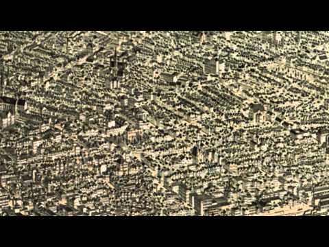 Buffalo New York 1880 Panoramic Bird's Eye View Map 6844