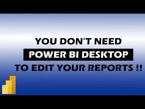 Edit Your Reports in Power BI Service | New Feature Explained | MiTutorials