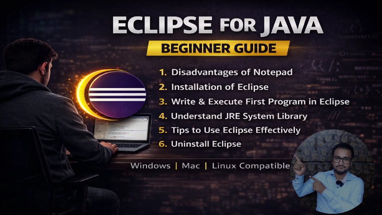 Eclipse for Java Beginners | Installation, First Program & Complete Guide