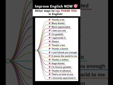 | other way to say thank you | #pronounciation #english #vocabs #advancedenglish#synonyms