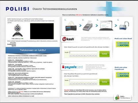 How to remove Tietokoneesi On Lukittu virus
