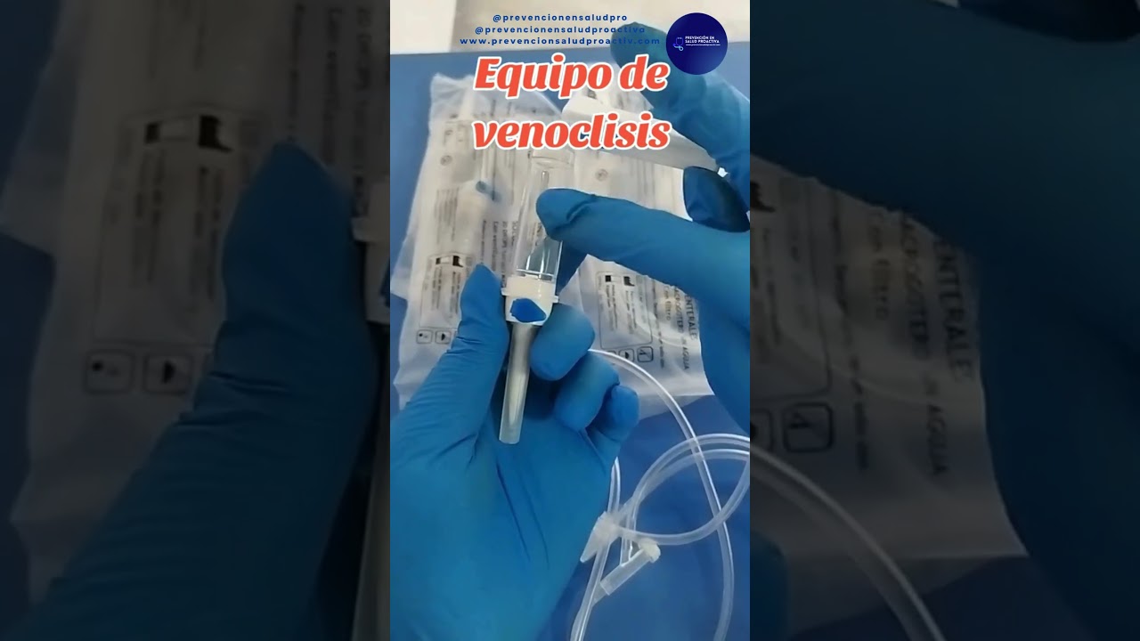 💧💉Equipo de VENOCLISIS 💉
