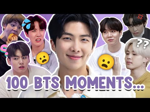 100 ICONIC MOMENTS in the HISTORY of BTS