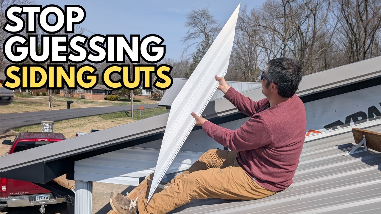The Fastest Way to Cut Gable Wall Siding