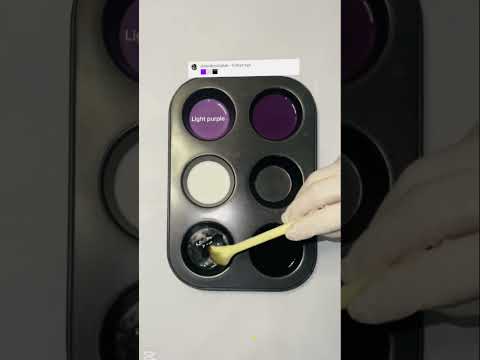 Mixing Shades of Purple, Gray, and Black | Color Palette Exploration #colorsync #colormatch #colors