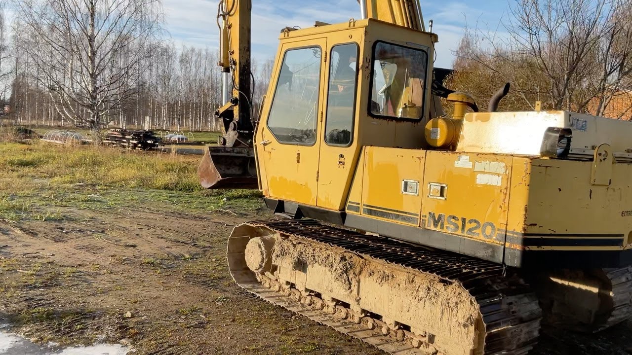 Grävmaskin Mitsubishi Ms 120, Luleå, Klaravik auktioner