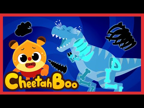 [🎉NEW] My bones are missing! | Dinosaur Fossils Song |Nursery rhymes & Kids Song #Cheetahboo