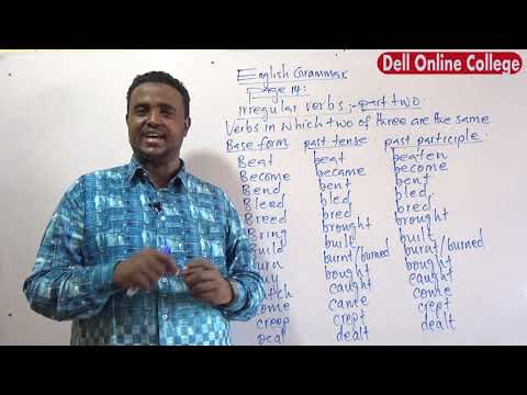 Irregular Verbs Type 2
