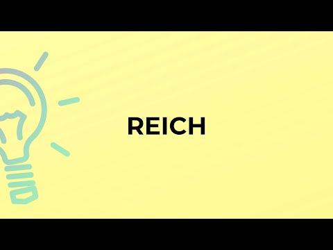 What is the meaning of the word REICH?