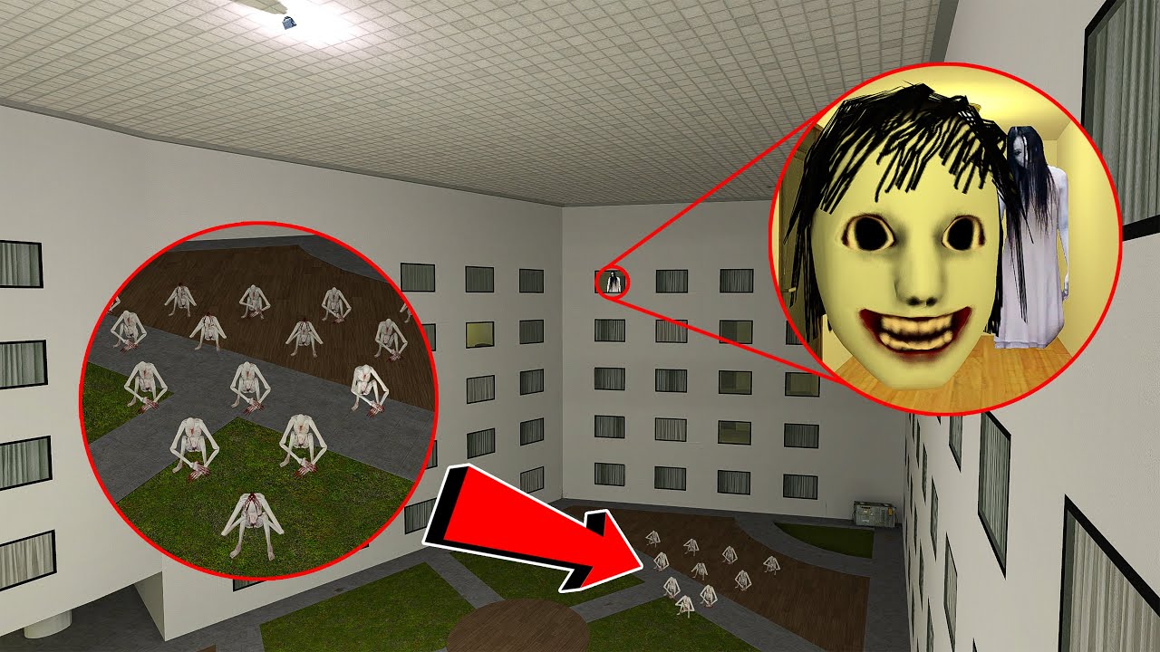 SCP 096 And Scary GHOST Garry's Mod Nextbots Got Out of Hand Again #206
