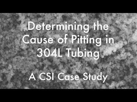 Determining the Cause of Pitting in 304L Tubing - Case Study (Text Version)