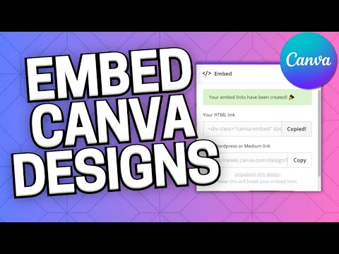 How to Embed Canva Designs on a Website or Blog