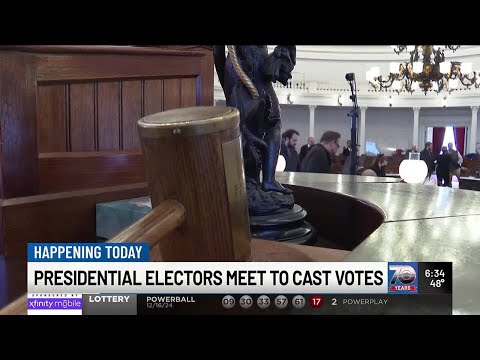 Presidential electors to meet to cast votes