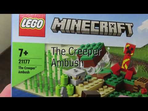 LEGO MINECRAFT LAVA CREEPER AMBUSH SET