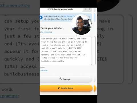 I tried SpinRewriter - Article Rewriting Tool