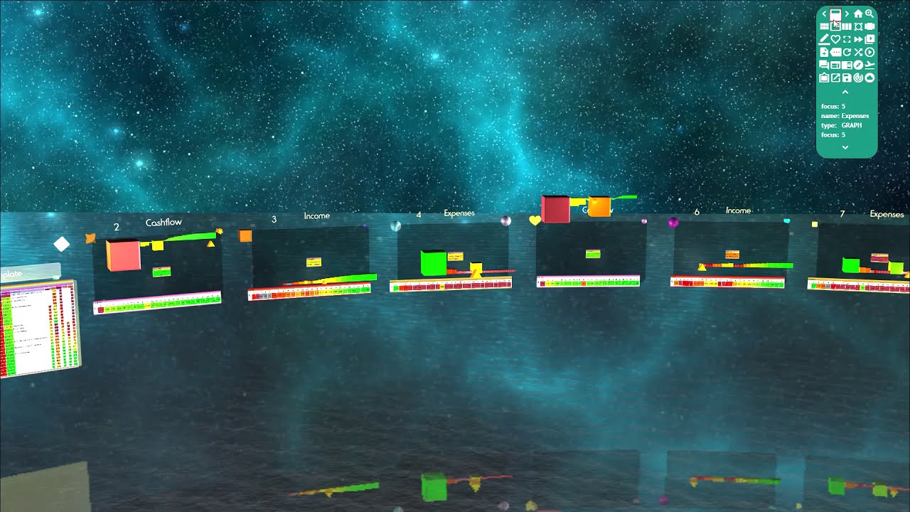 GPU powered web - three.js WebGL Prototype  - an experimental VR work space.
