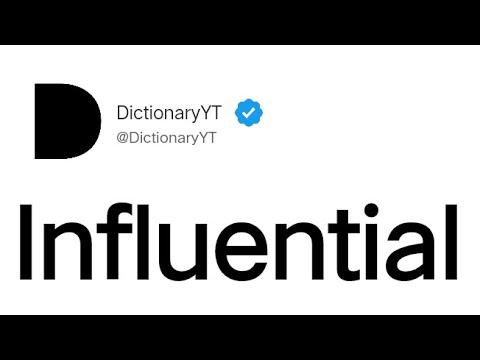 Influential Meaning in English