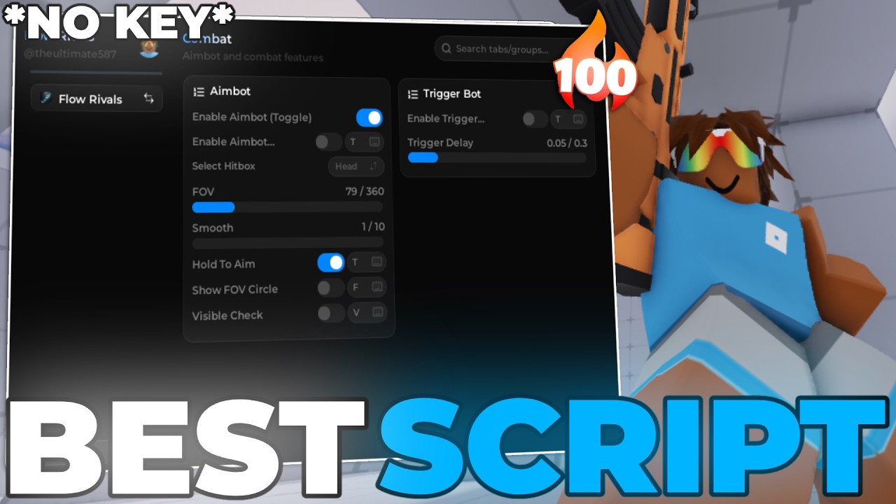 [🔫BEST] Rivals Script – NO KEY, Aimbot, Unlock All, Anti-Ban!